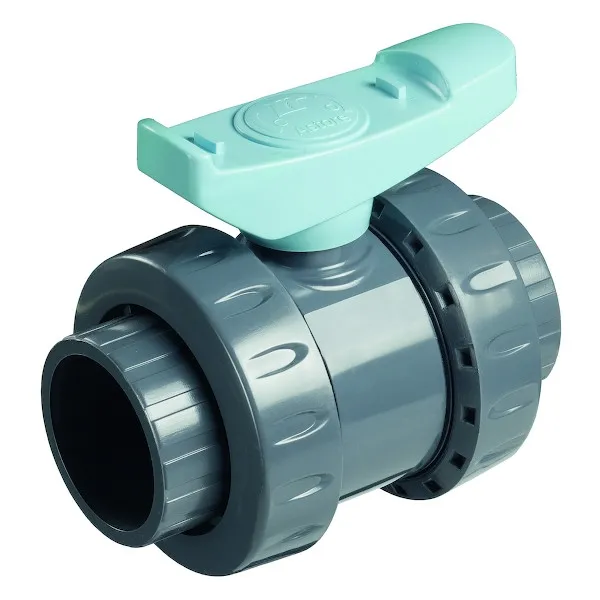 Vanne PVC PN16 double union à coller